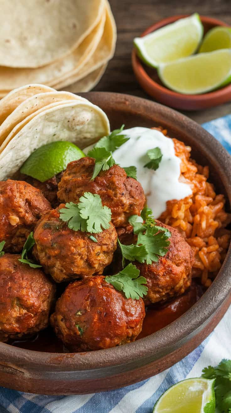 Mexican Chipotle Meatballs